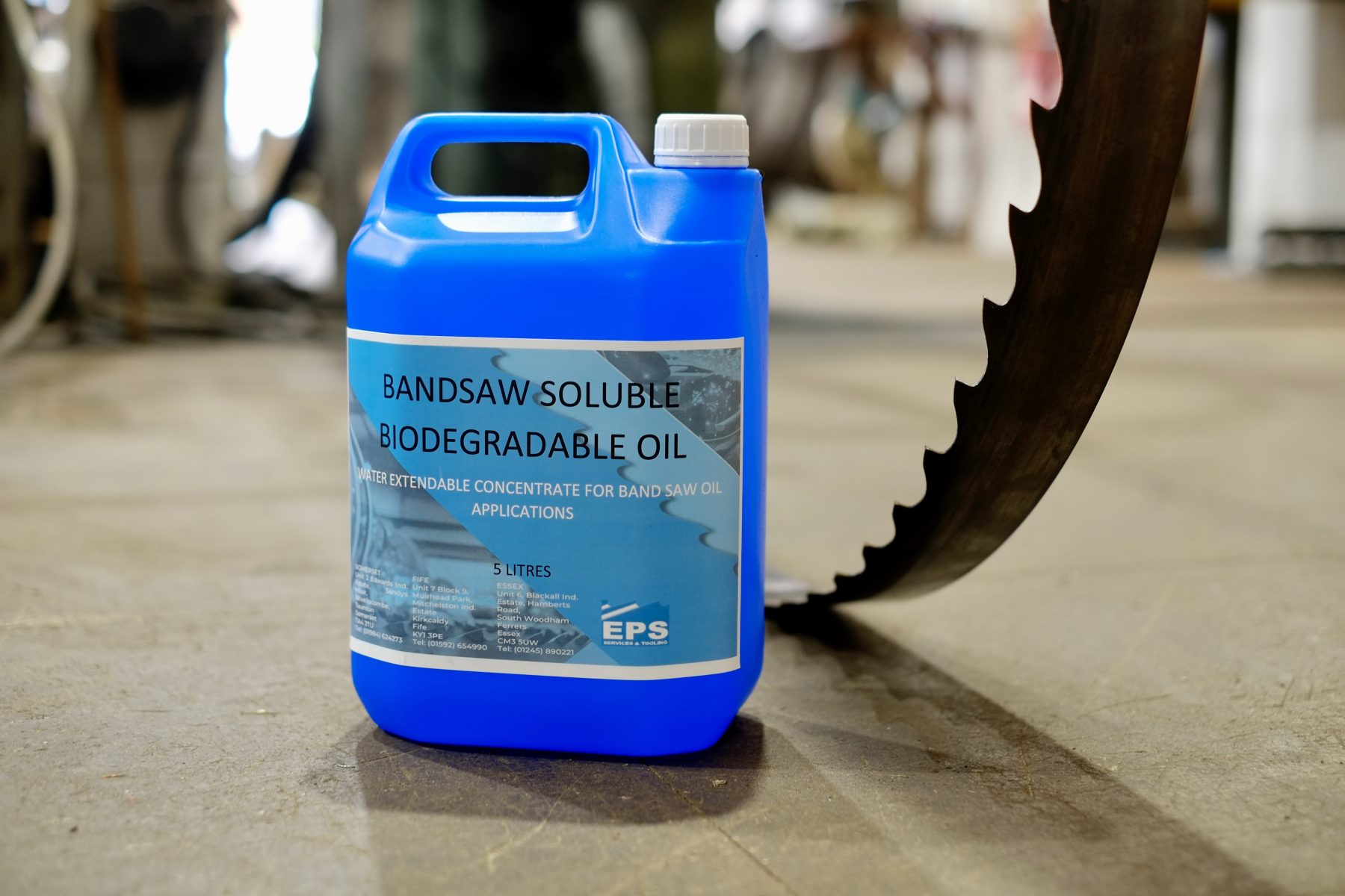 Bandsaw Soluble Biodegradable Oil 5ltr, 20ltr & 205ltr Prices in VAT ...